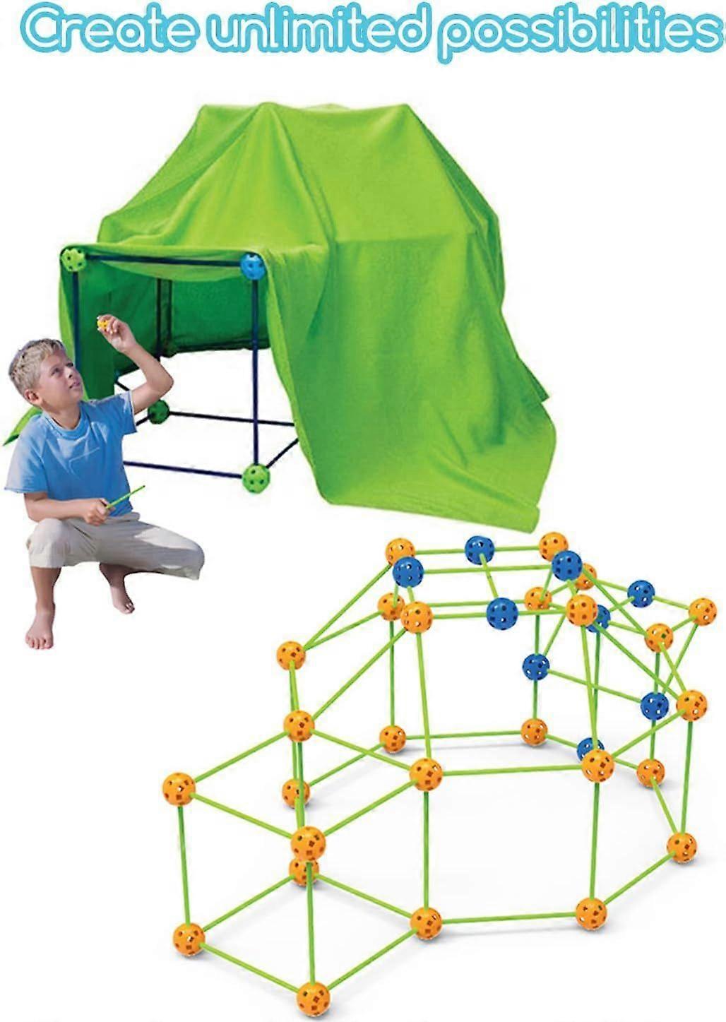 Kids Fort Building Kits Educational Toys Building Castles Tunnels Tent ...