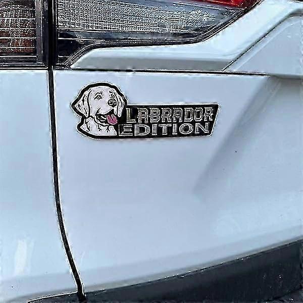 Dog Edition Car Badges Laser Cutting Car Vehicle Emblem, 3D Badge ...