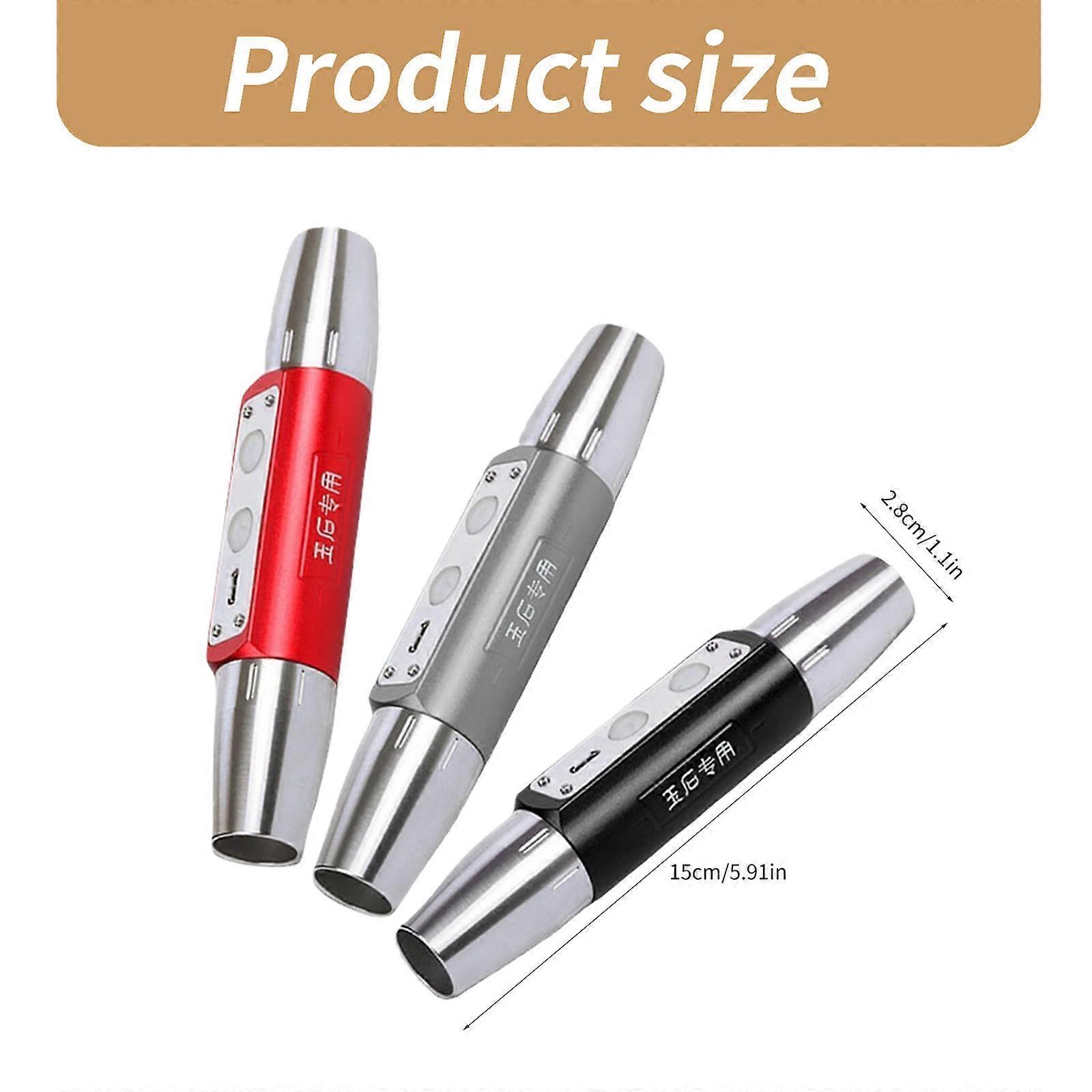 Jade Identification Flashlight with 6 Light Sources Gemstones Torch Jewelry Appraisal Flashlight ...