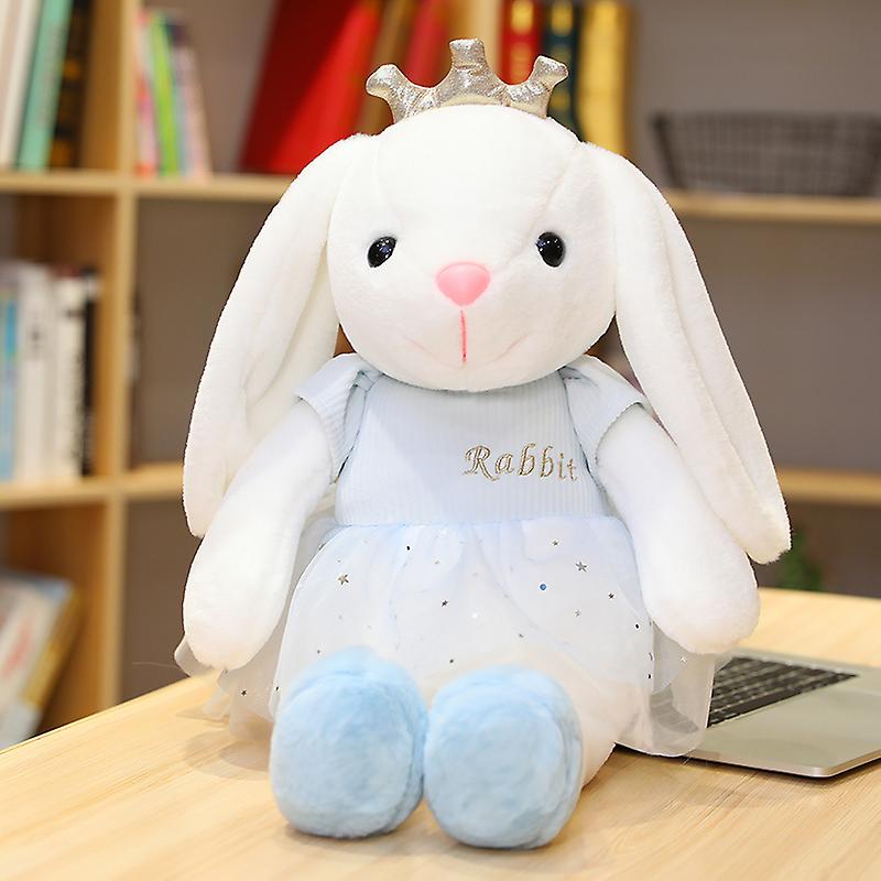 60/100cm Giant Crown Rabbit Plush Toy Soft Stuffed Animal Bunny Doll ...