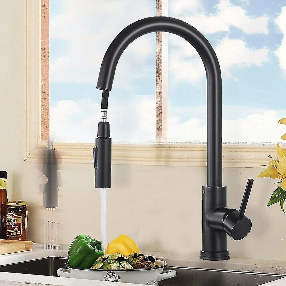Touch Sensor Kitchen Faucets Gold Pull Out Sensor Faucet Stainless ...