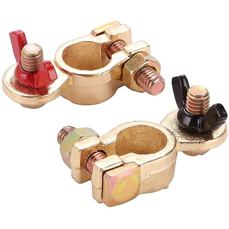 Battery Lug Battery Connector Solid Brass Automotive Battery Clamp with ...