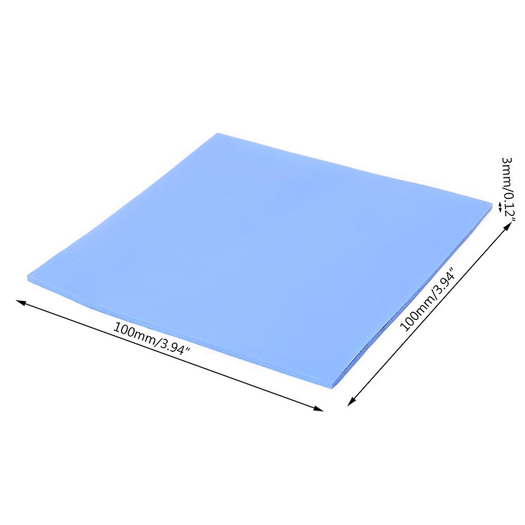 Thermal Pad,100x100x3mm Thermal Conductivity Good efficient Heat ...