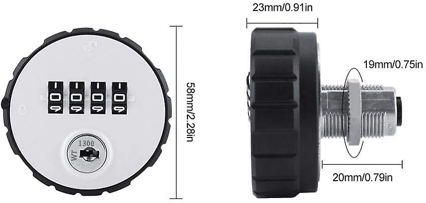 Code lock Digital code lock Digital code combination Zinc alloy case ...