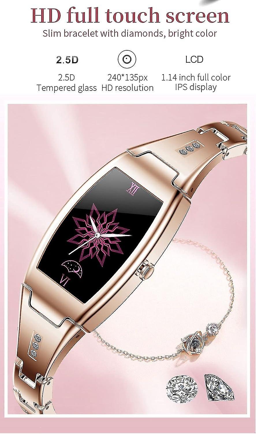 Ladies Smartwatch with Female Function, Waterproof Sport Smartwatch ...