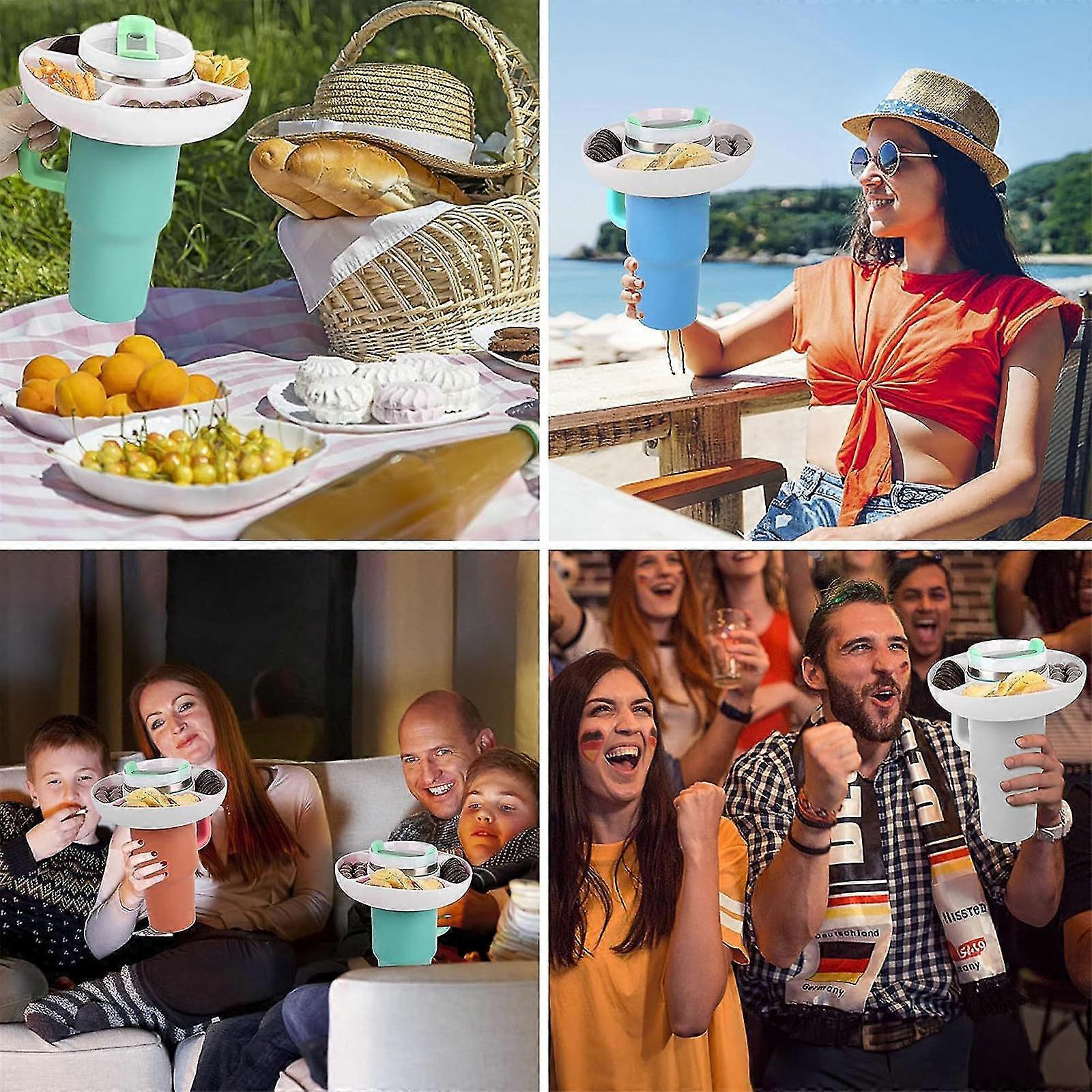 Silicone Snack Bowl Accessories For Stanley 40oz Tumbler With Handle ...