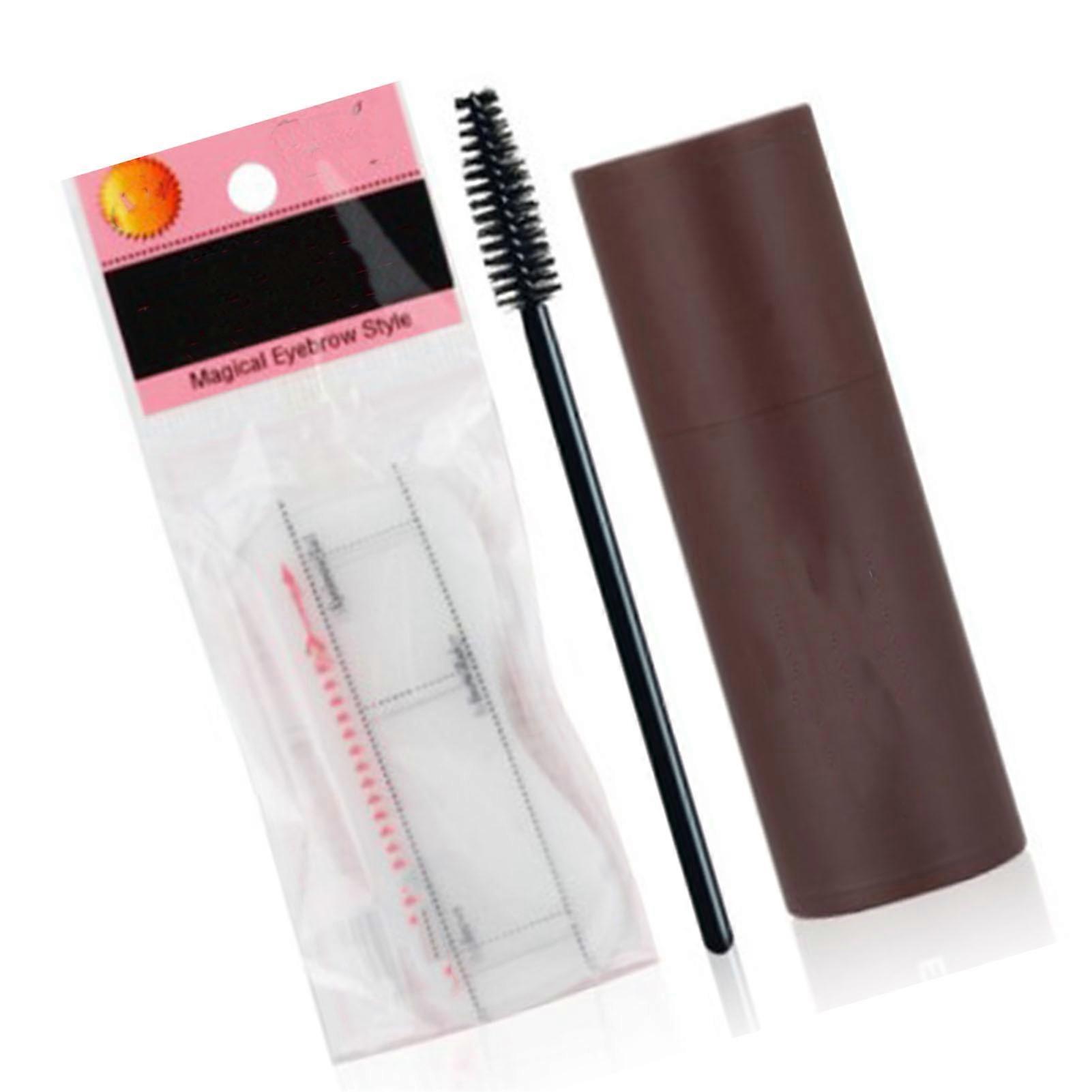 Eyebrow Powder Kit Brown Style 10 Eyebrow Shapes Waterproof Portable ...
