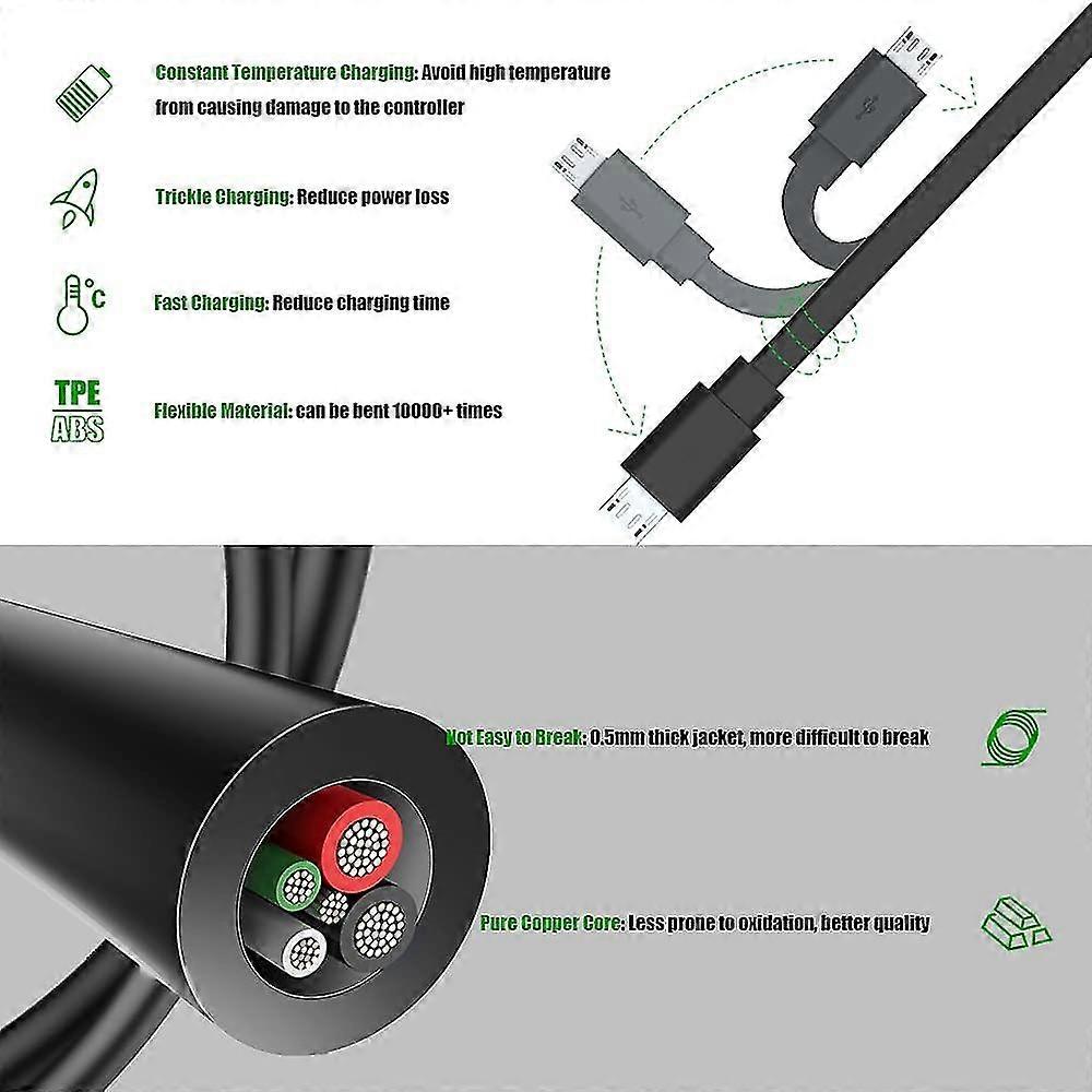 Usb Mic Cable For Blue Yeti, 2m Yeti Microphone Power Cable Usb A Male ...