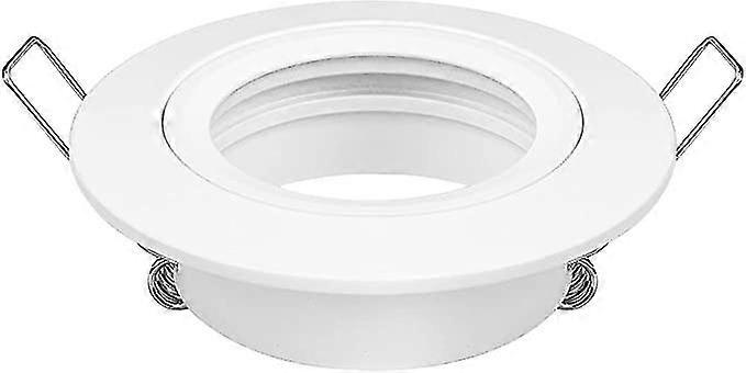 10x GU10 Recessed Spotlight Aluminum White, Spotlights Mounting Frame ...