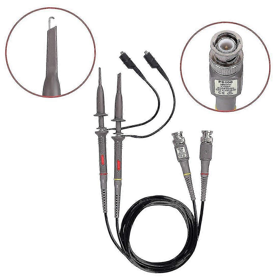 Universal Oscilloscope Probe With Accessories Kit 100mhz Oscilloscope ...
