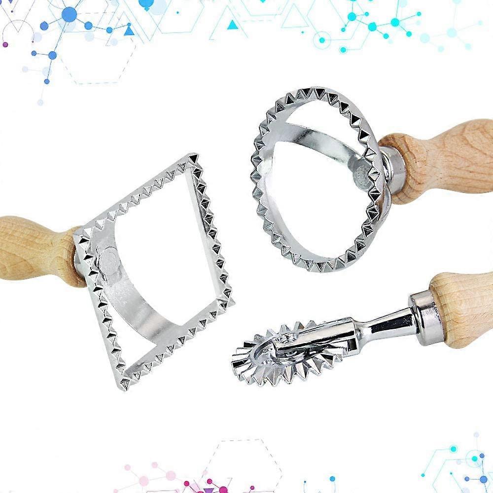 Ravioli Pastry Roller Cookie Cutter Embossed Square Mold Dough Cutout ...