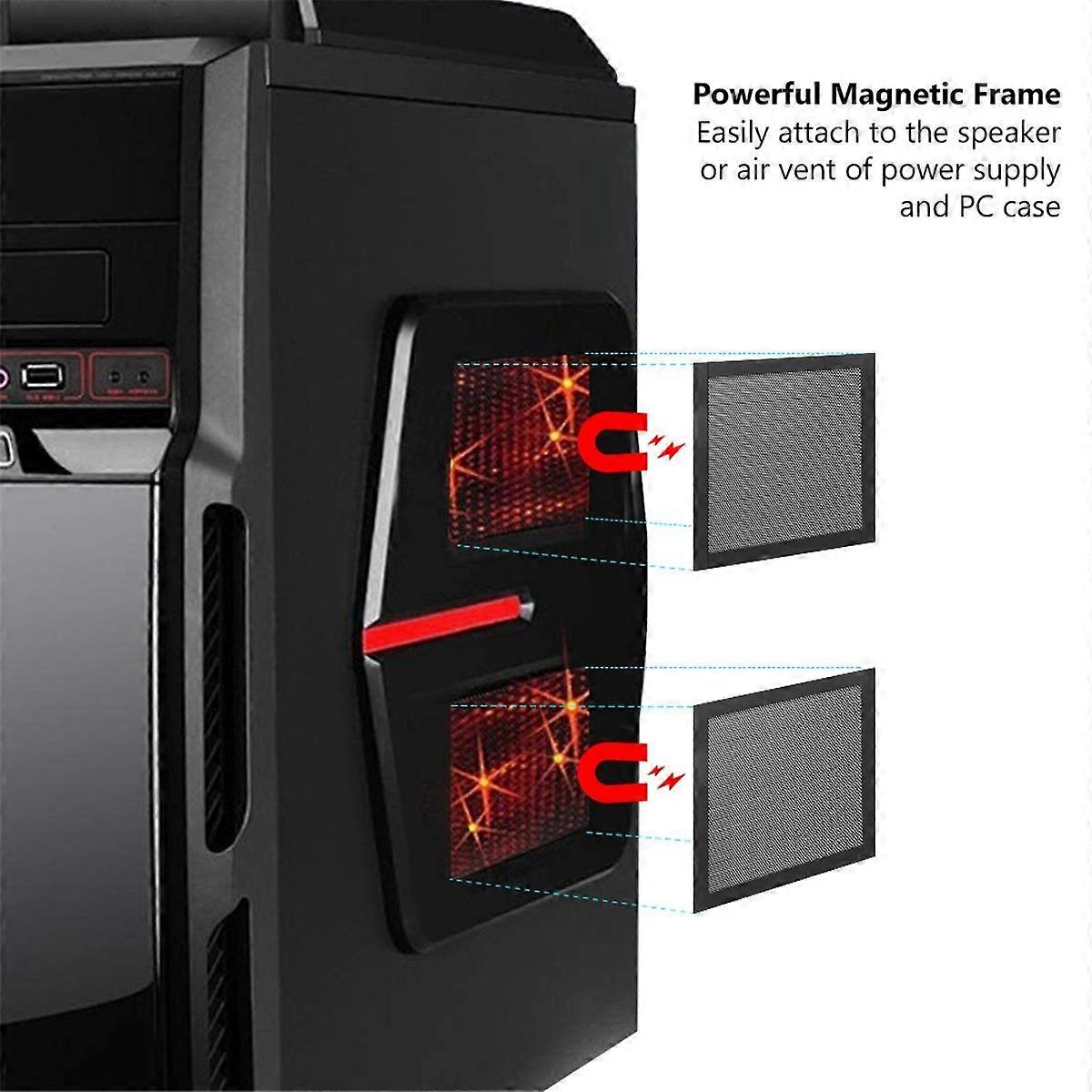 Computer Case Magnetic Dust Filter Mesh PC Case Cooling Fan Computer ...