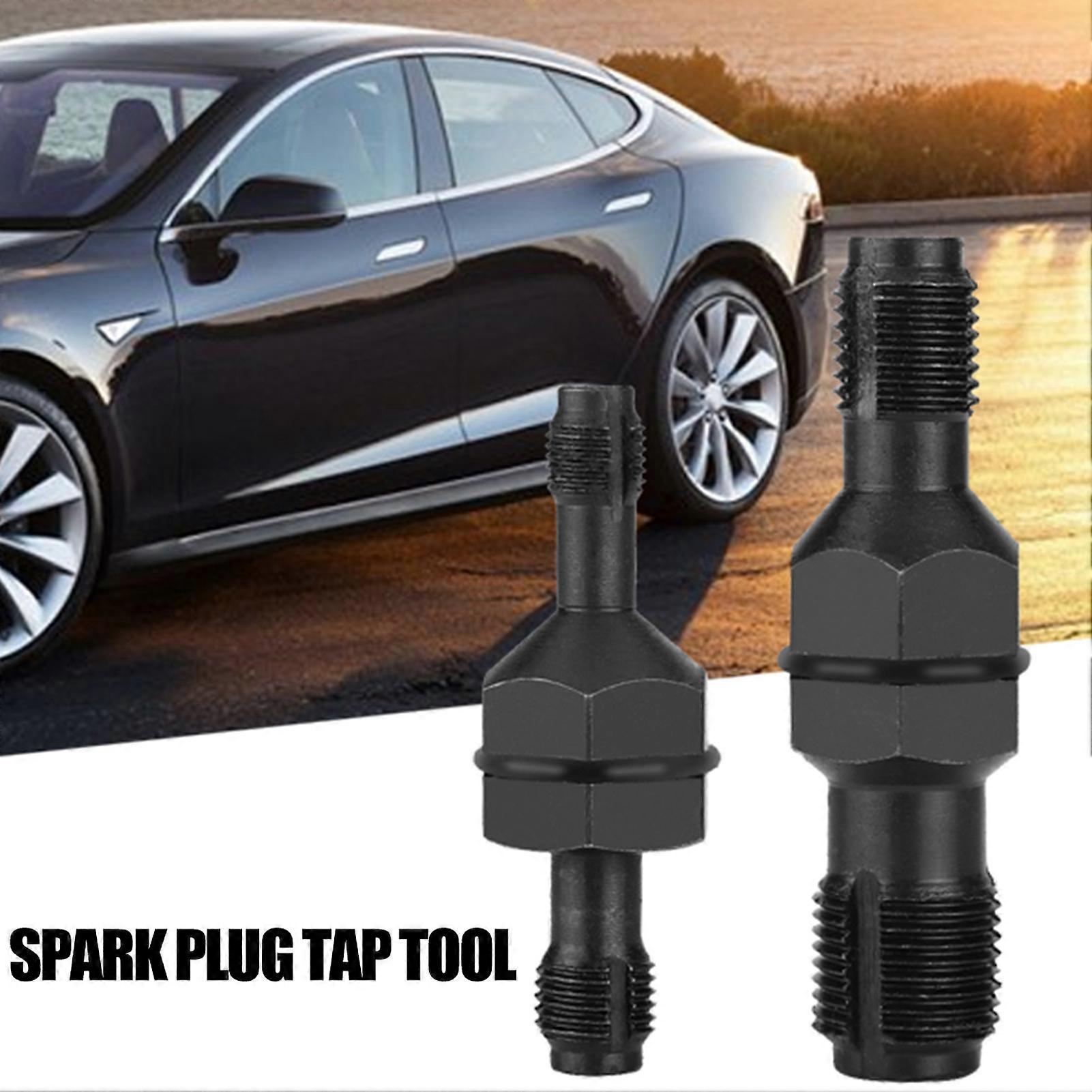 2Pcs Carbon Steel Spark Plug Thread Insert Tap Set M10*1.0 / M12*1.25 ...