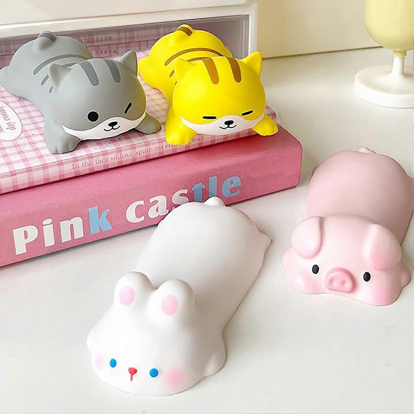 Cute Cartoon Cat Wrist Rest Ergonomic Slow Rising Soft PU Wrist Support ...