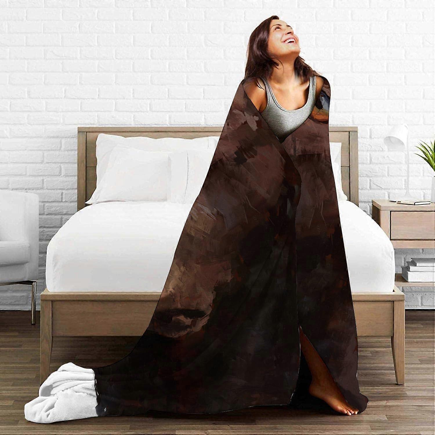 flannel Blankets,Brown Chocolate Labrador On Wildlife Palette Dog Dark ...