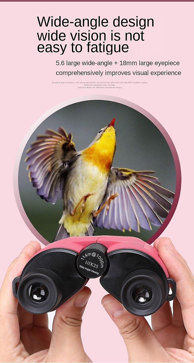 10X25 Binoculars Children's Low Light Night Vision Outdoor Travel High ...