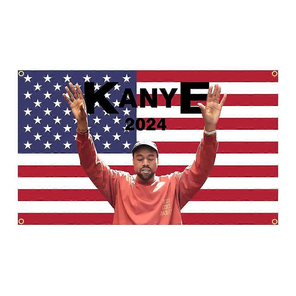 90x150cm American Rapper Singer Kanye Flag West Life of Pablo Hands ...