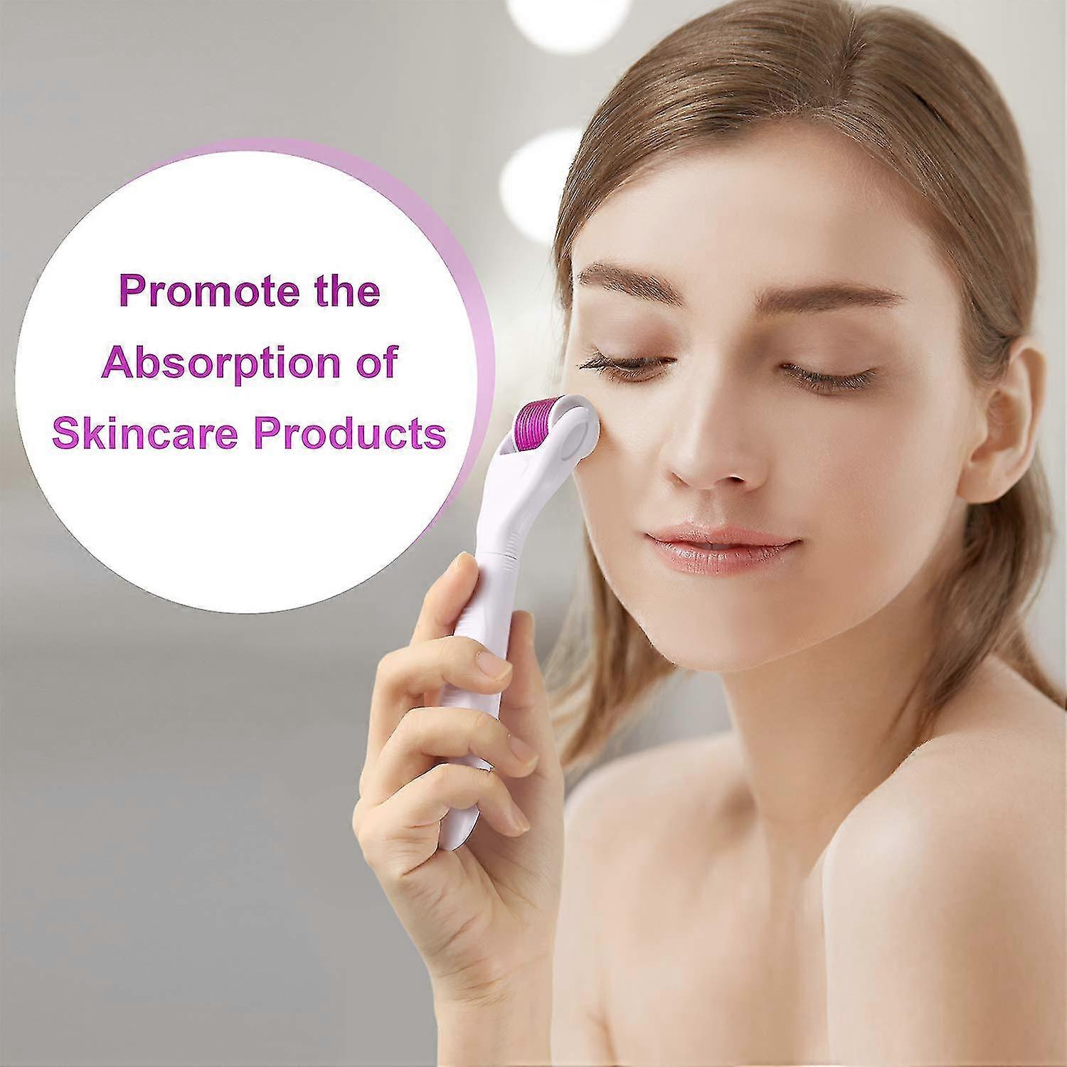 6 In 1 Derma Roller Kit For Face And Body - 0.25mm And 0.3mm Micro ...