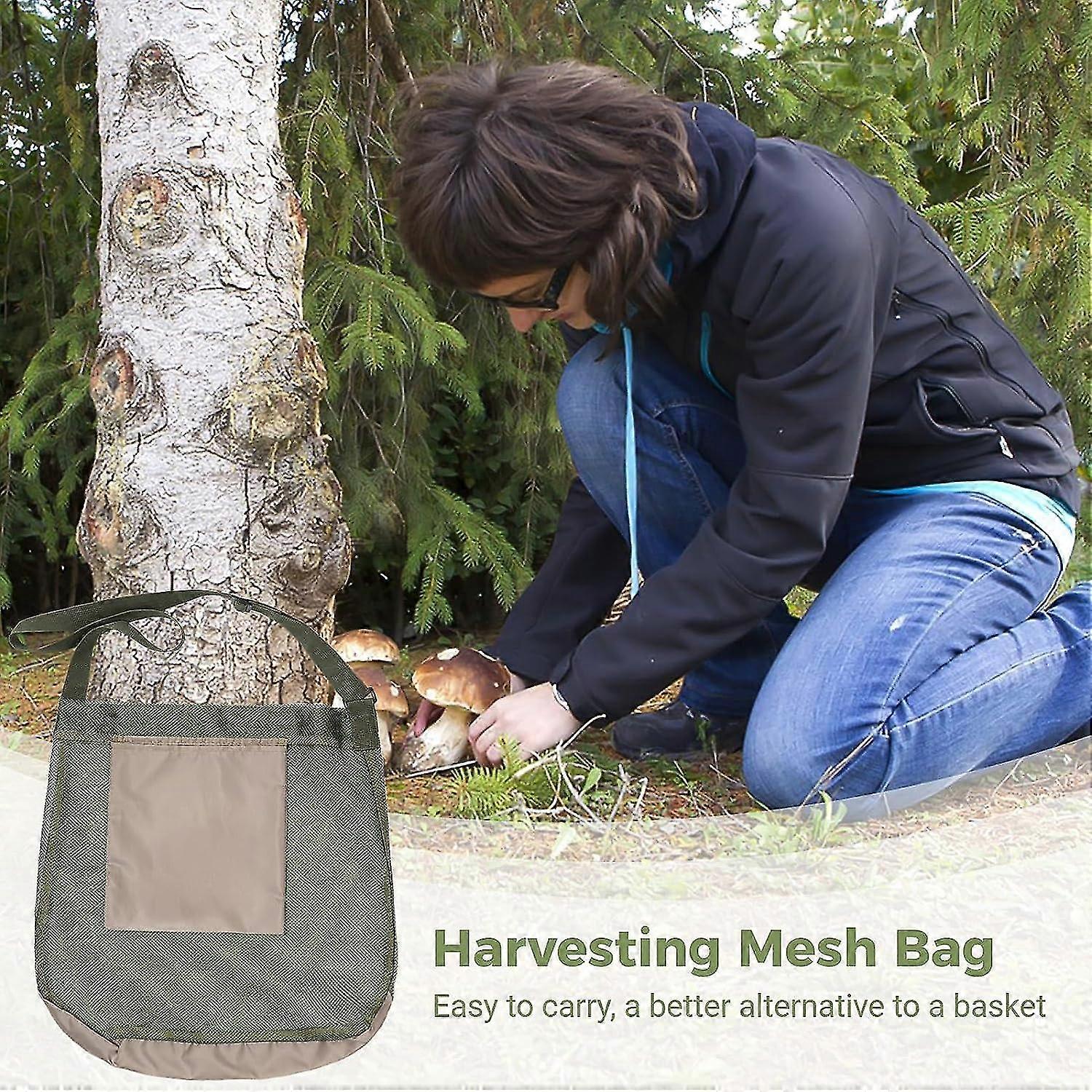 Mushroom Foraging Bag, Morel Foraging Pouch, Mushroom Hunting Bag ...