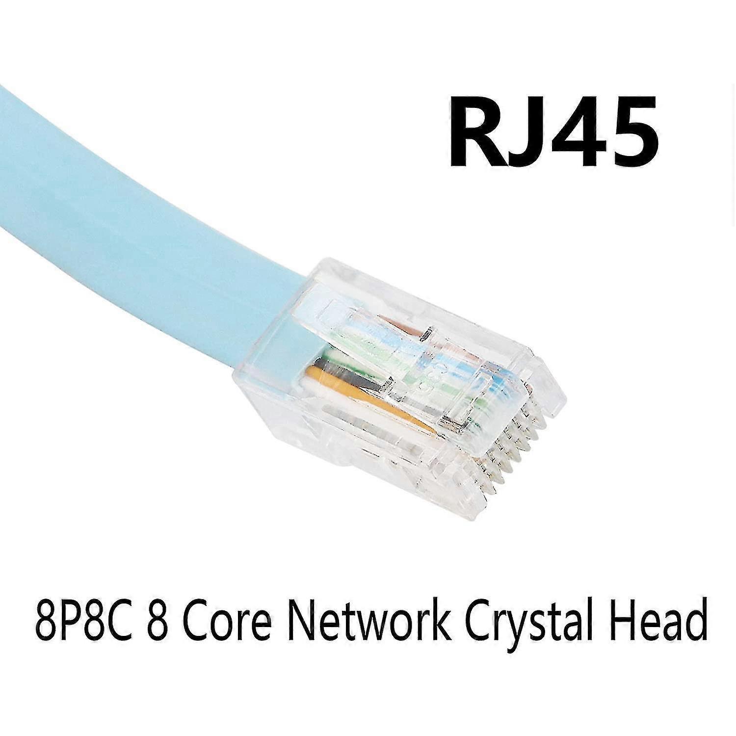 Rj45 To Serial Port Cable 9 Pin Db9 Female Serial Rs232 Port To Rj45 ...