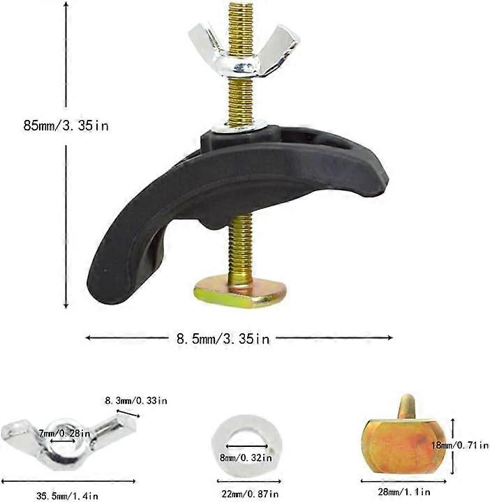 T Track Clamp Arcuate Press Plate Clamp Adjustable CNC Engraving ...