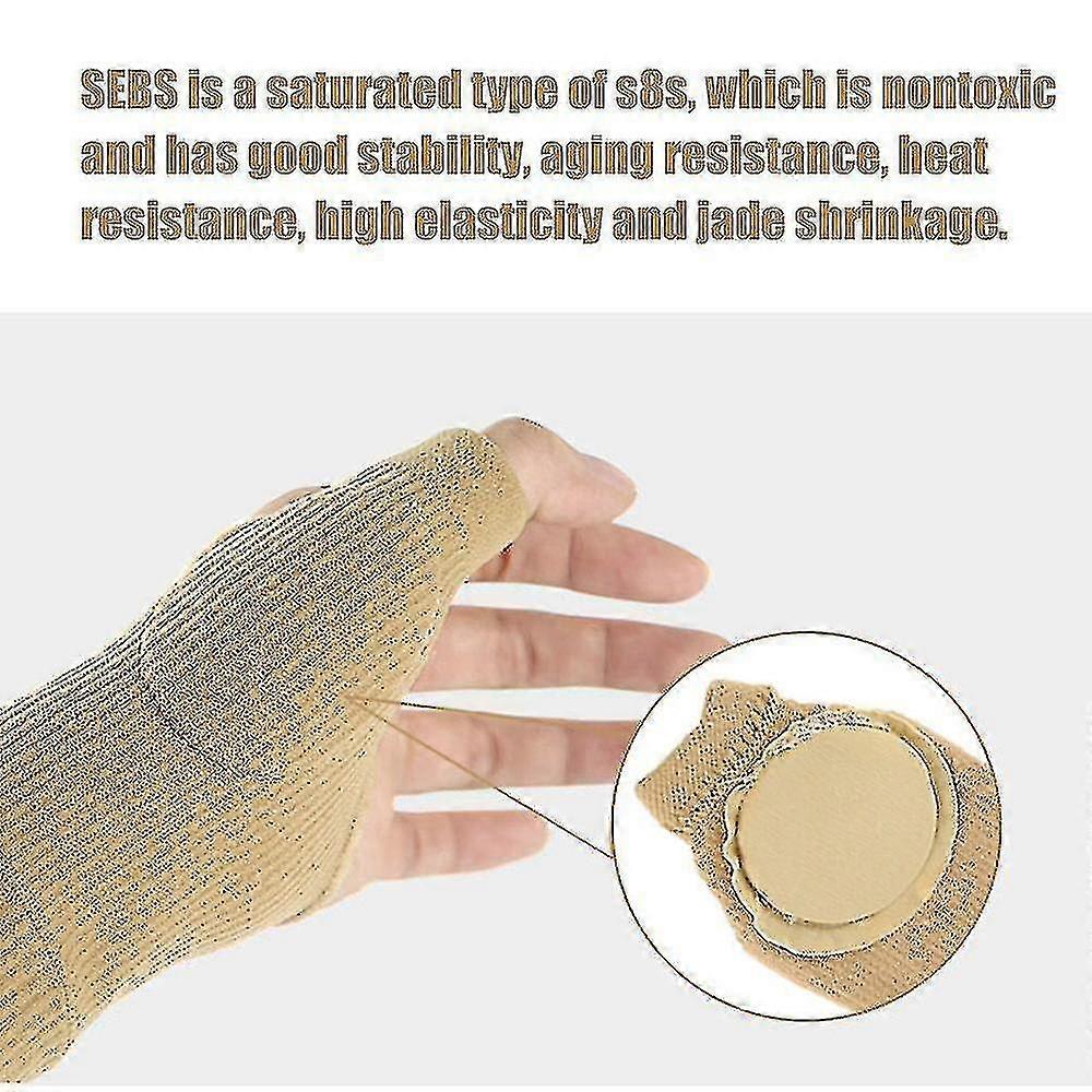 Compression Therapy Gel Filled Thumb Hand Wrist Support Gloves For ...