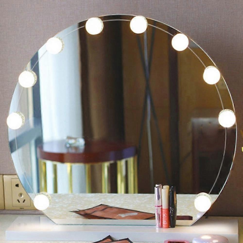 Makeup Vanity Mirror LED Lights Bulbs Lamp Kit Adjustable Lighted Make ...