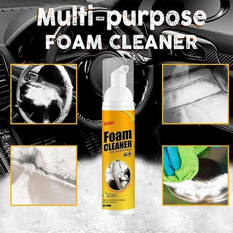 EELHOE Multi-Purpose Foam Cleaner Leather Clean Wash Automotive Car Interior Home Wash ...