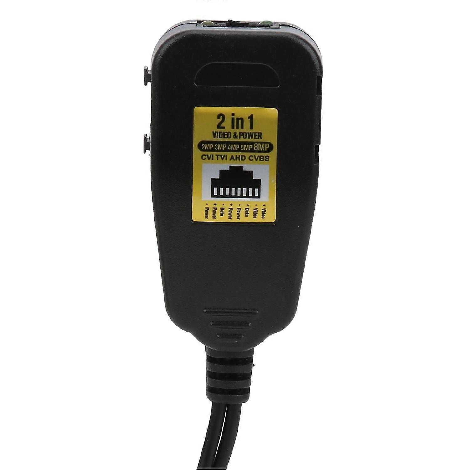 4Pcs HD Video Transmitter Anti Thunder Power Balun RJ45 2in1HDCVI/TVI ...