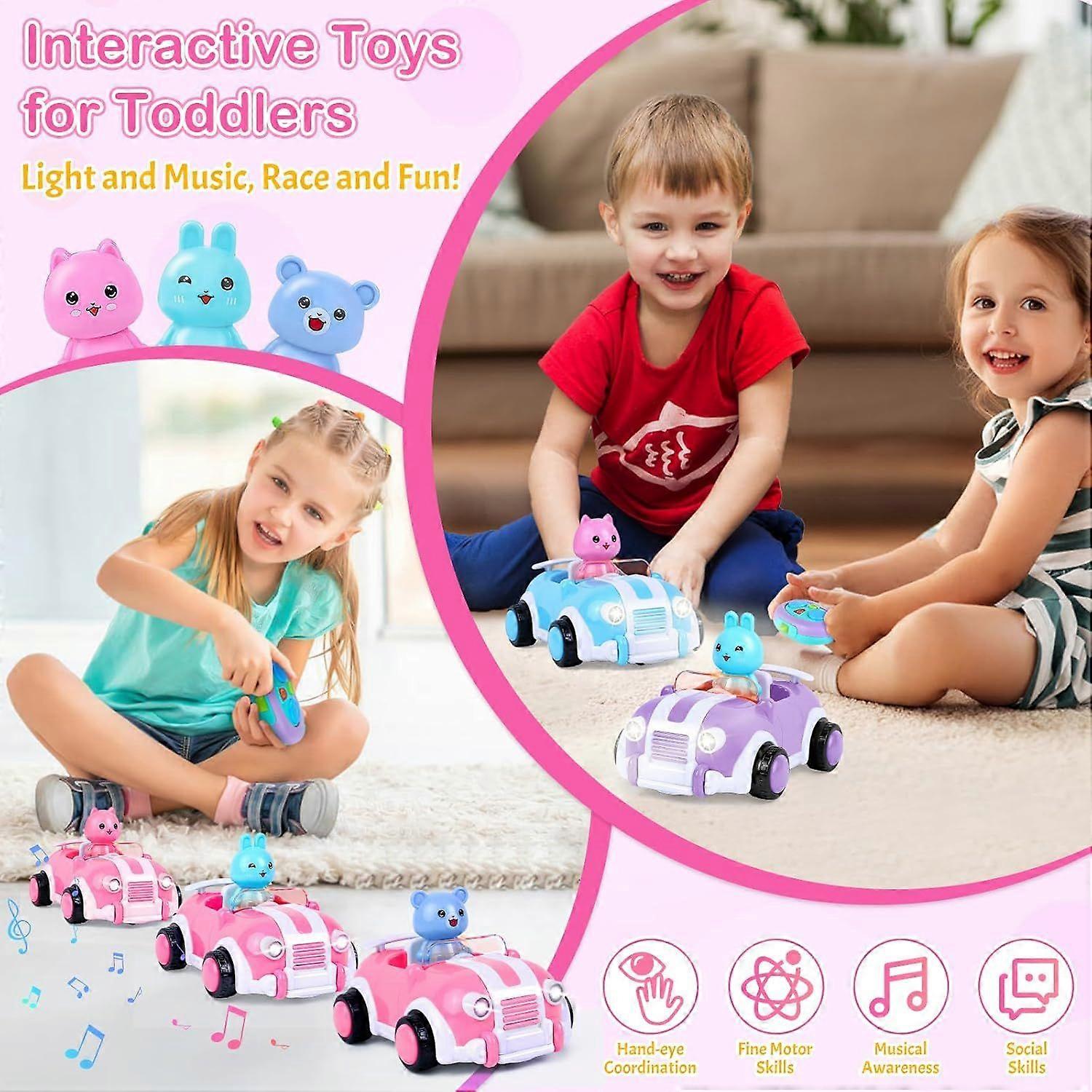 SBSG Wrystte Remote Control Car for Girls,Toys for 2 3 4 5 6 7 Year Old ...