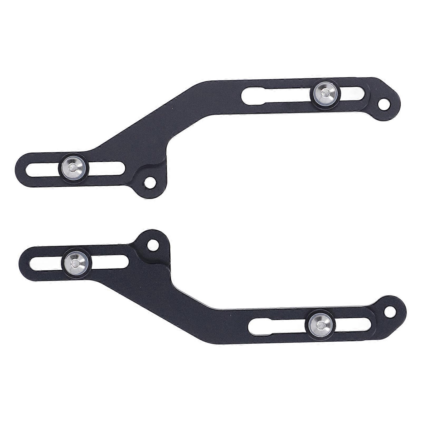 1 Pair Black Motorcycle Windscreen Adjuster Aluminium Windshield ...