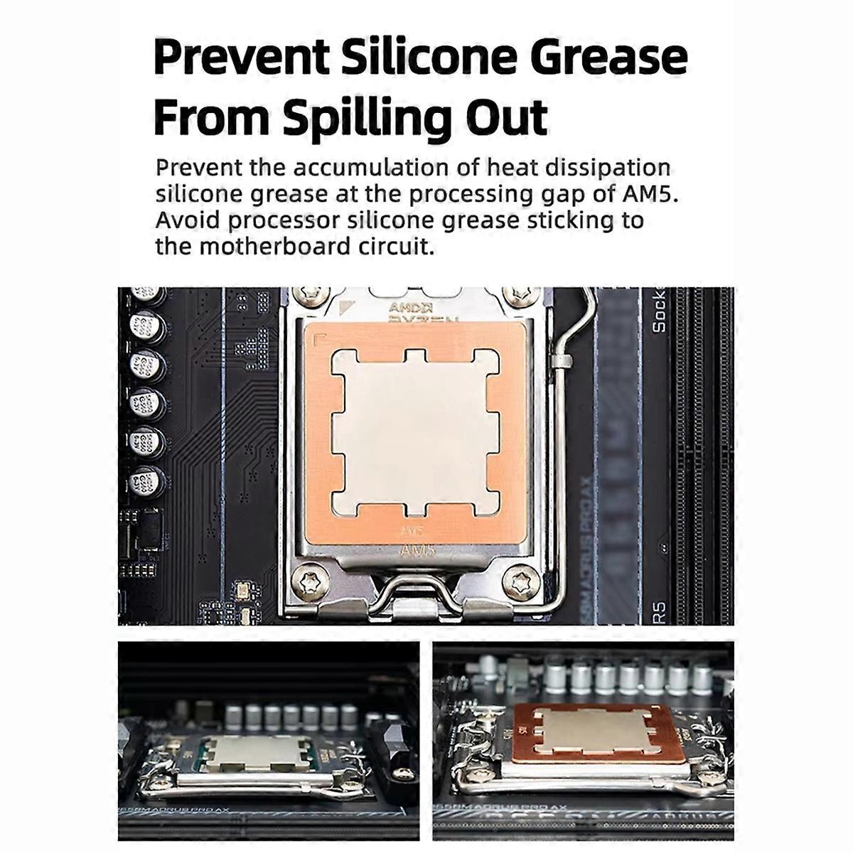 AM5 CPU Contact Frame Copper Full Surround Frame Better Cooling CPU ...