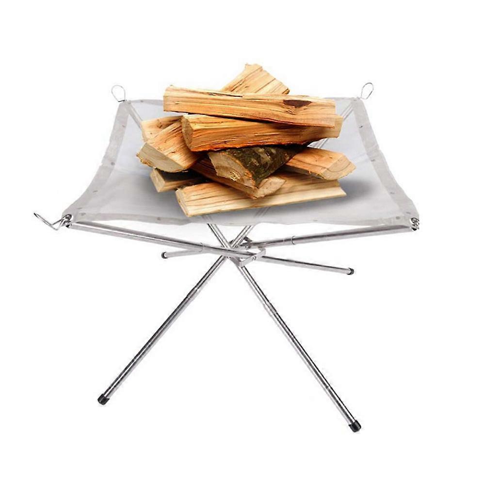Outdoor folding campfire frame camping burning frame portable firewood ...