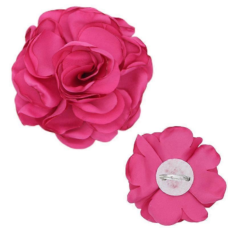 1PC Art Cloth Flower Brooch Lapel Pin Fabric Corsage Gift Wome Jewelry ...