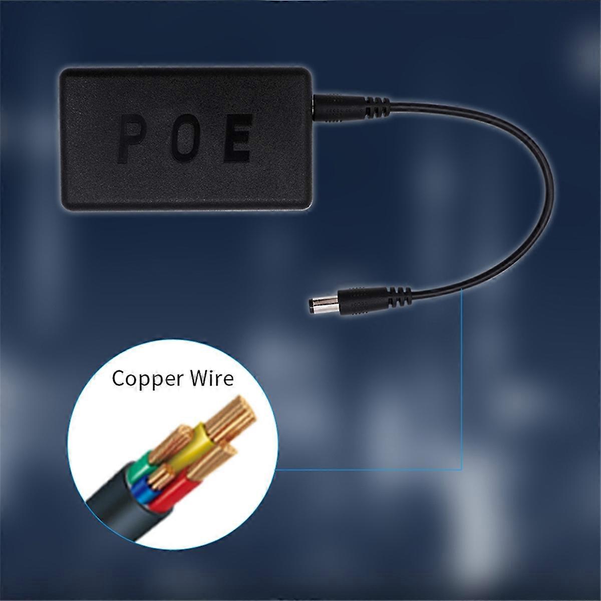 Gigabit POE Splitter 48V to 12V Output with IEEE 802.3af/At Active ...