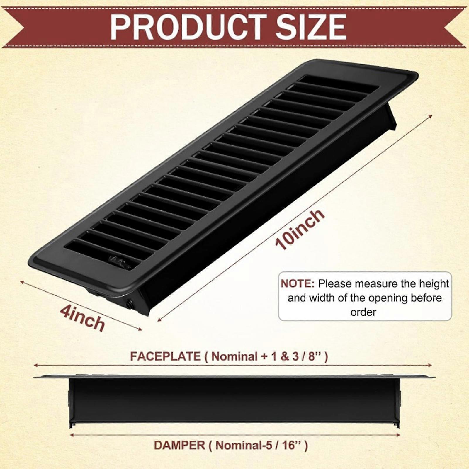 Heavy Duty Floor Register Covers Metal Vent Grille easy to clean ...