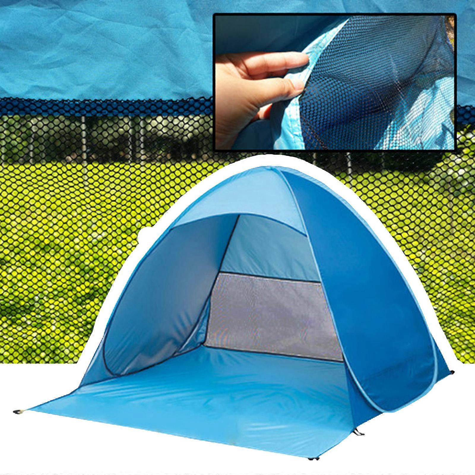 Portable Automatic Camping Tent 2-3 Persons Beach Tent Outdoor Quick ...