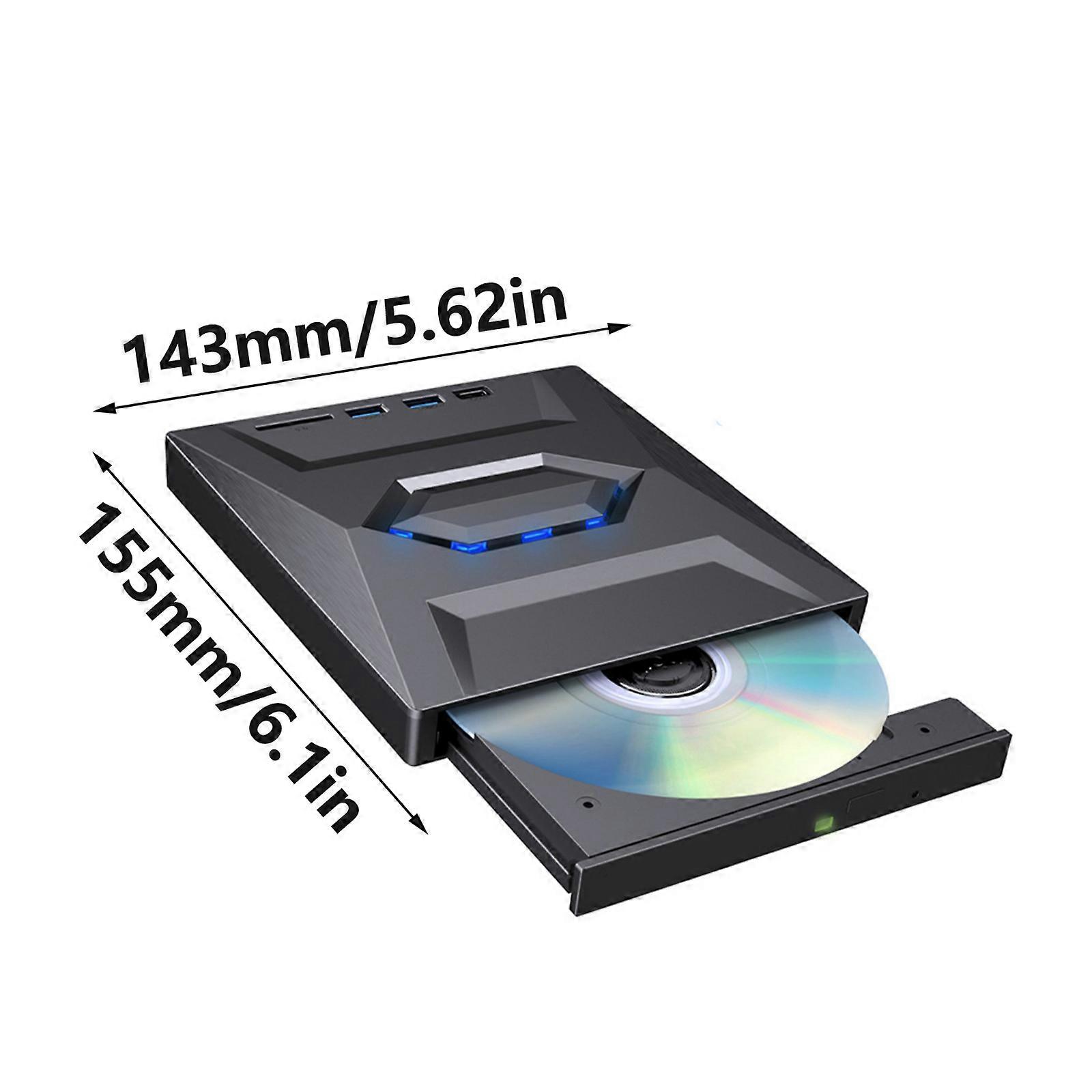USB3.0 Portable DVDs Writer Drives, External Optical Disk for Laptop ...