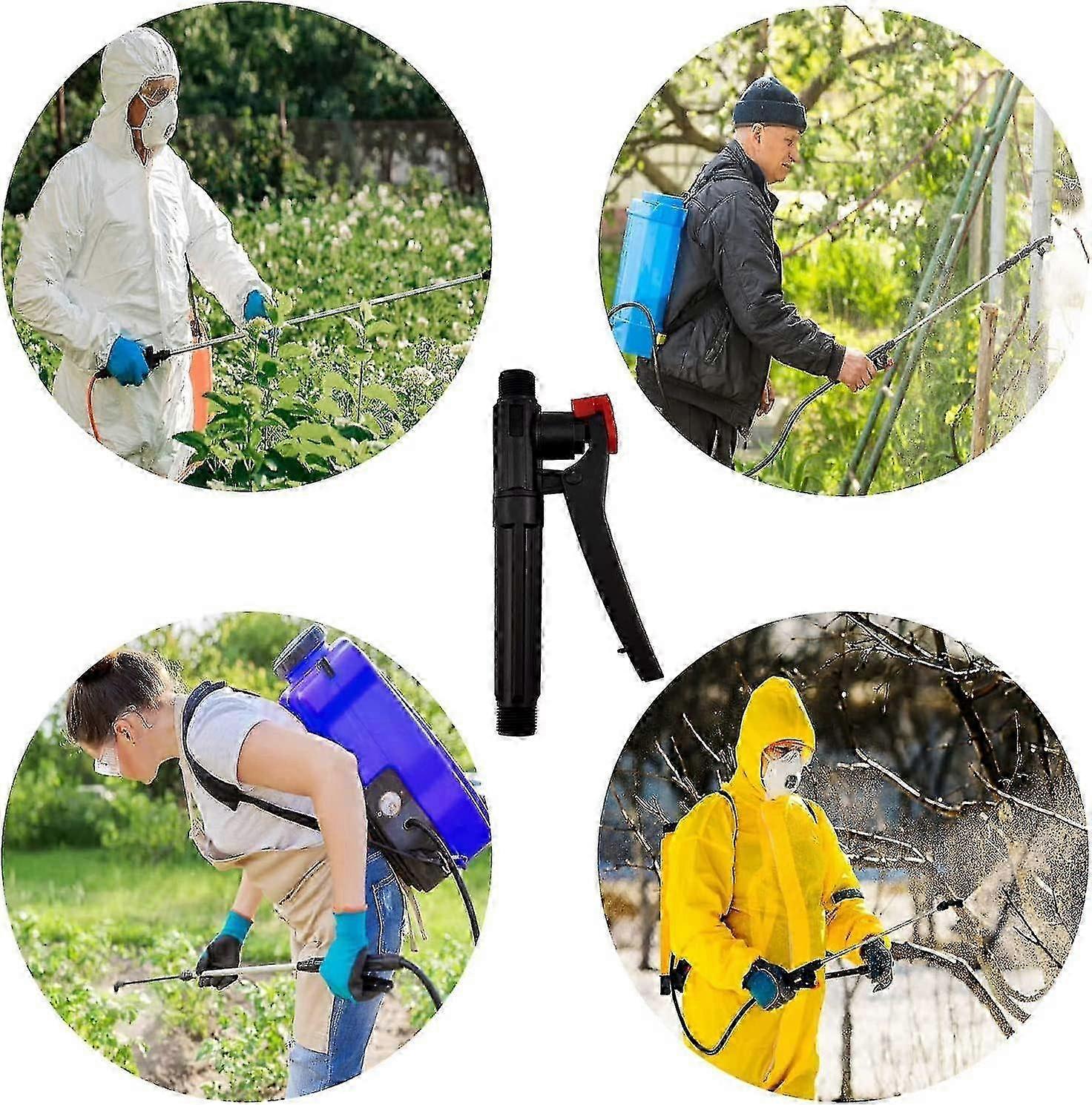 2 Pack Trigger Gun Sprayer Handles and Pump Parts for Garden Use ...