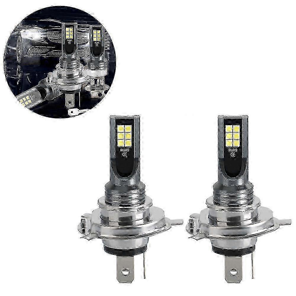 H4/9003 LED Headlight Bulbs Compatible with H4 Vehicle Headlights ...