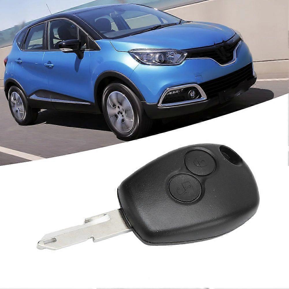 Car 2 Button Key Fob Case Remote Key Shell Replacement with Key Embryo ...