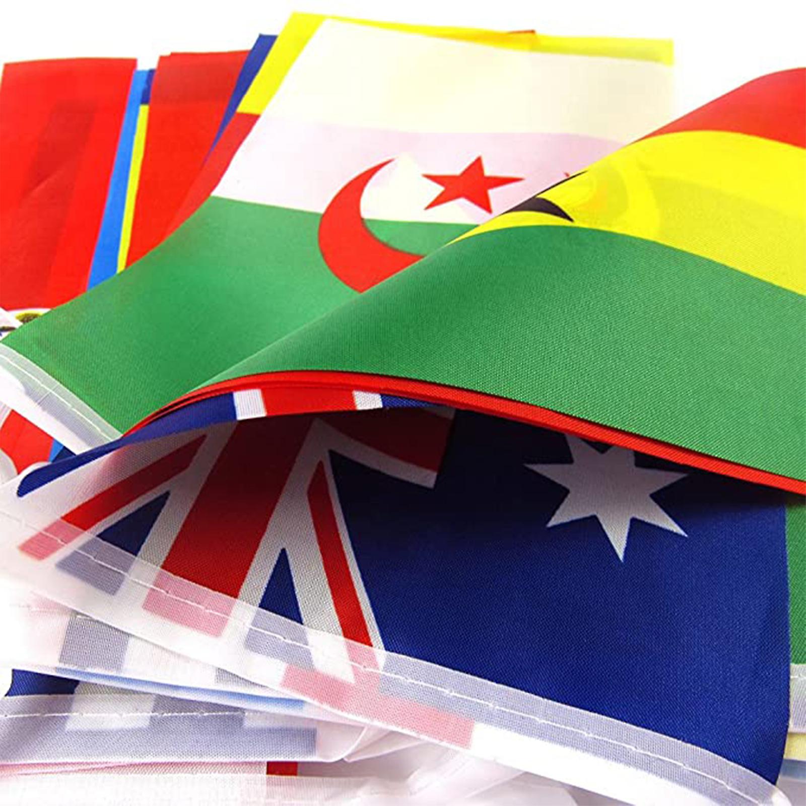 100 Countries String Flags International Banners Bunting Pennant ...