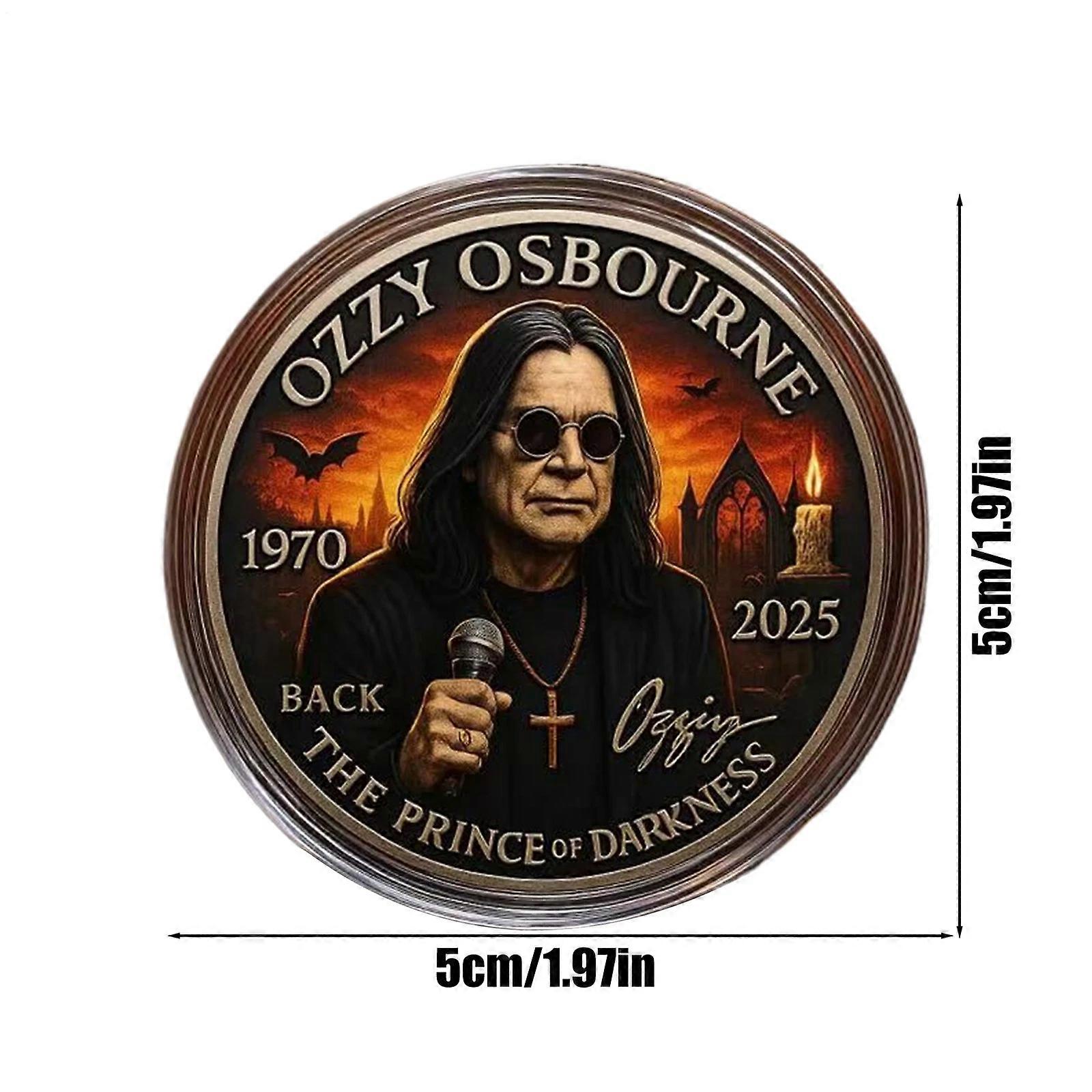 Ozzy Osbourne Farewell Commemorative Coin - Rock Legend Tribute ...