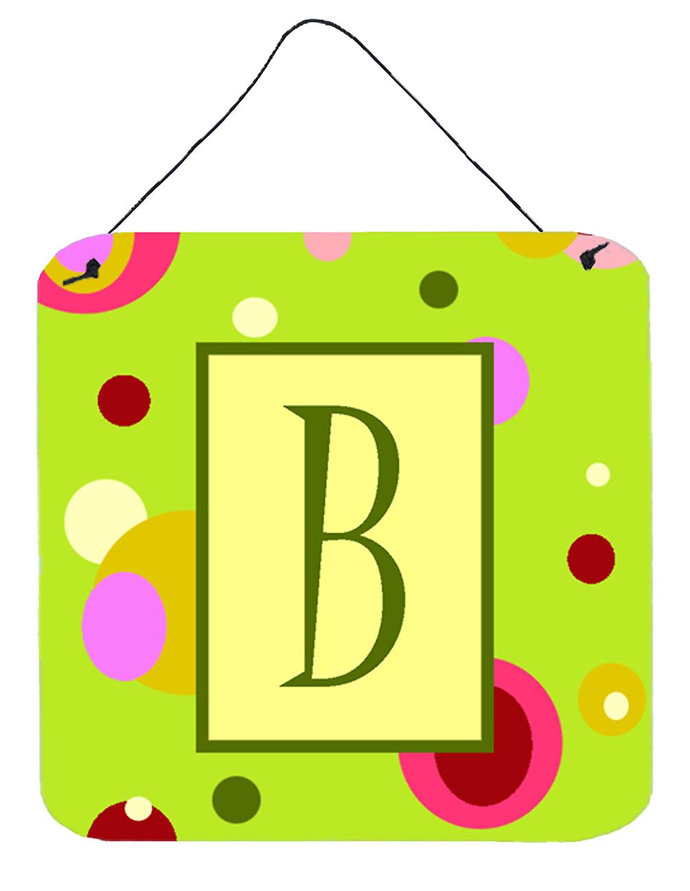 Carolines Treasures CJ1010-BDS66 Letter B Monogram - Lime Green Wall or ...