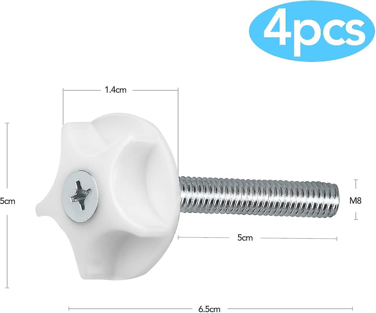 4 Pcs Headboard Bolts M8 Headboard Fixings Bed Bolt Heavy Headboard ...