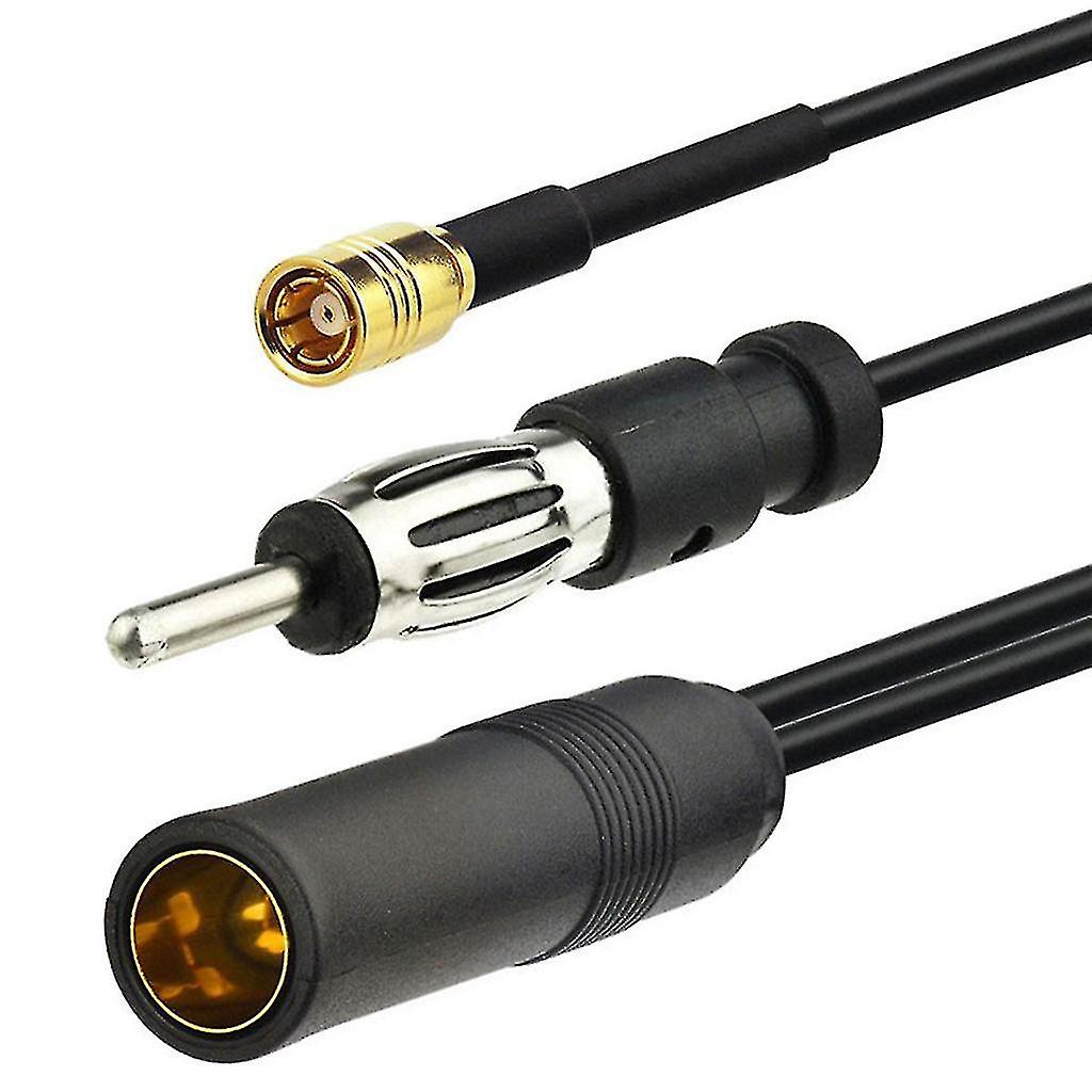 Dab+fm/am Smb Aerial Din Splitter Antenna Converter Adapter Lead Car ...