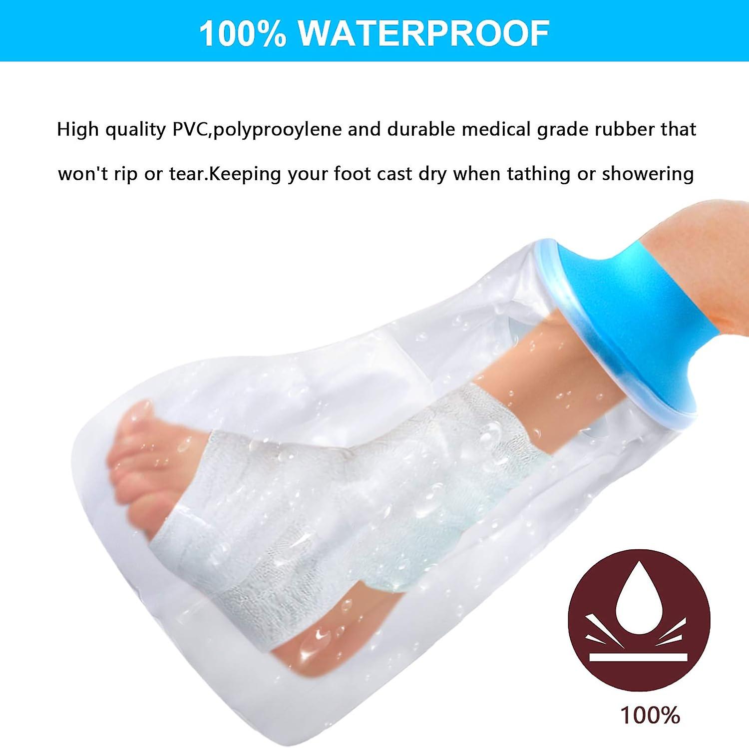 Waterproof Adult short legs for Shower, Waterproof Full Leg Cast ...
