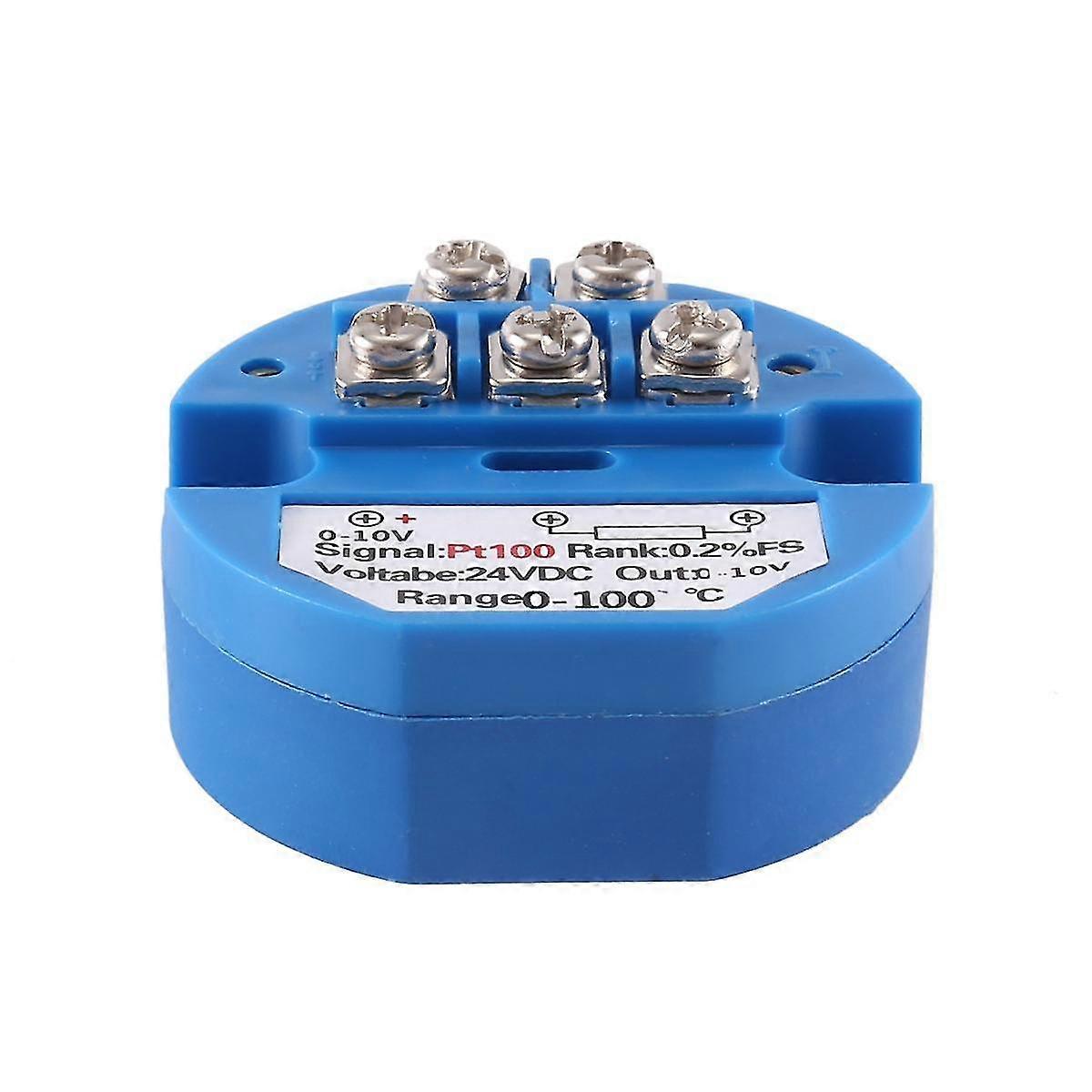 PT100 to 0-10V 0-100 Degree RTD Input 0-10A Output DC24V Thermal Resistance Temperature ...