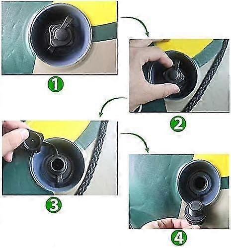 4pcs Air Valve Inflatable Boat Spiral Anti-leakage Air Valve One-way ...