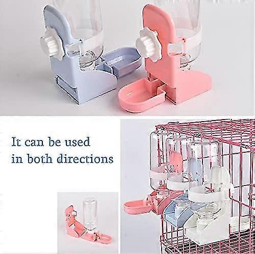 Rabbit Water Bottle, Guinea Pig Water Bottle,17oz Hanging Fountain ...